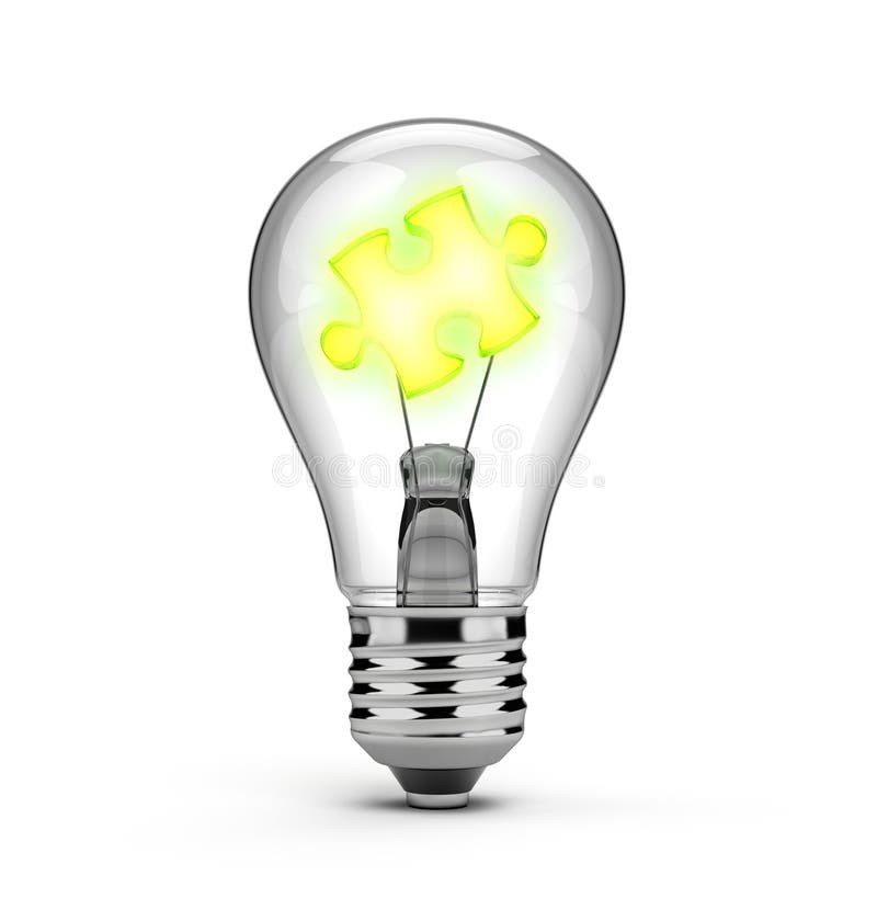 7+ Light bulb puzzle piece Free Stock Photos - StockFreeImages