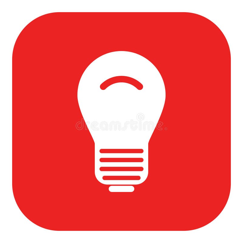 Light bulb and screen stock vector. Illustration of graphic - 165729334