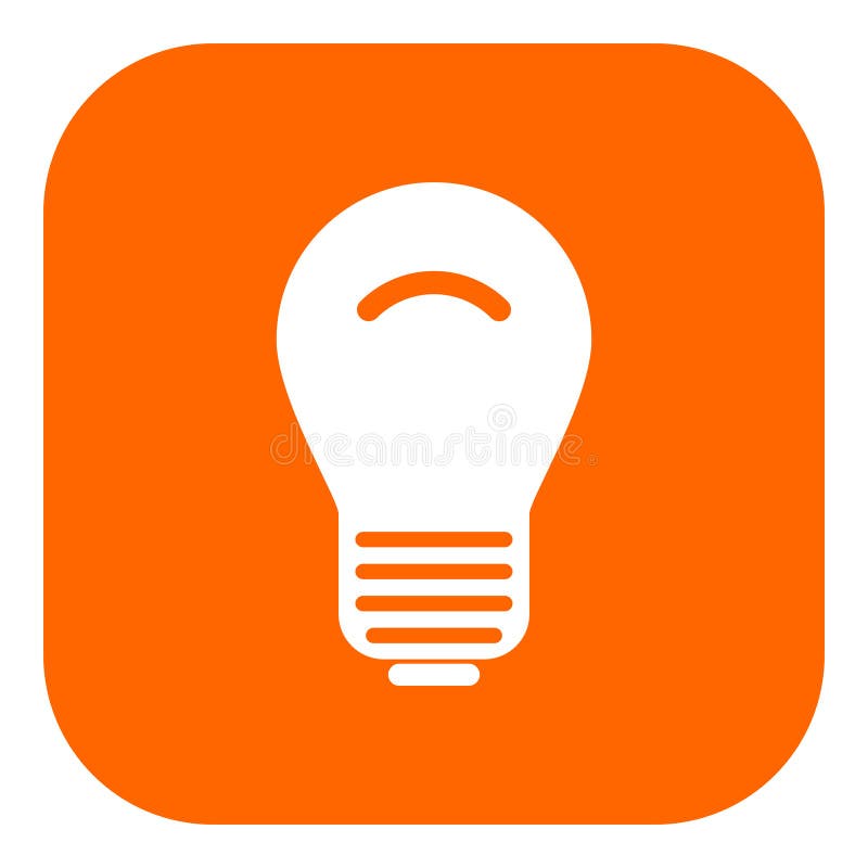 Light bulb and app icon stock vector. Illustration of symbol - 241847239