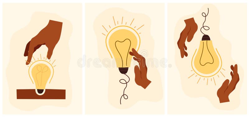 A Light Bulb As a Symbol of Creating a Brilliant Business Idea, Finding ...