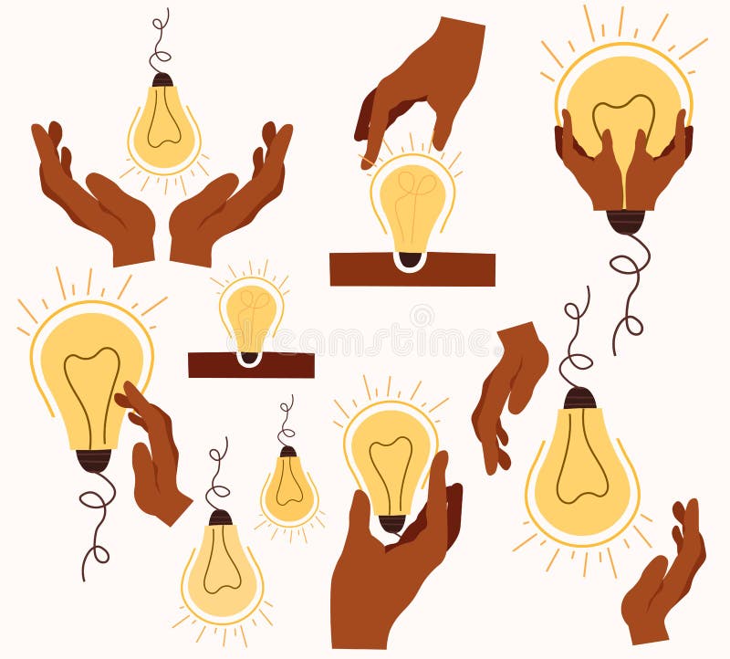 A Light Bulb As a Symbol of Creating a Brilliant Business Idea, Finding ...