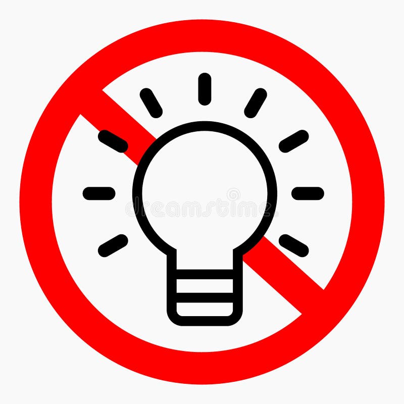 Ban Lightbulb Stock Illustrations – 93 Ban Lightbulb Stock ...