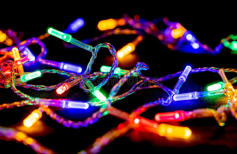 Light Bulb on Black Background. Space for Your Task or Message. Stock ...