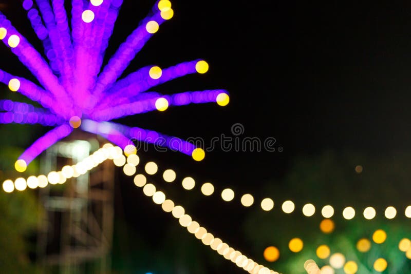 Light Bokhe. stock photo. Image of colorful, road, abstract - 92011446