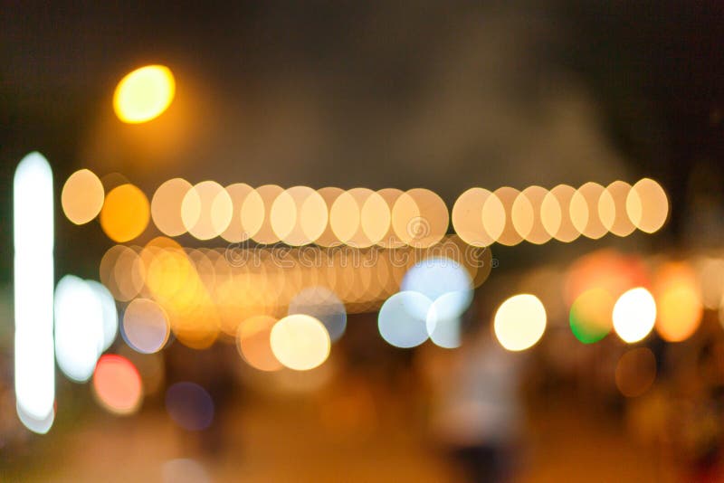 Light Bokhe. stock photo. Image of colorful, road, abstract - 92011446