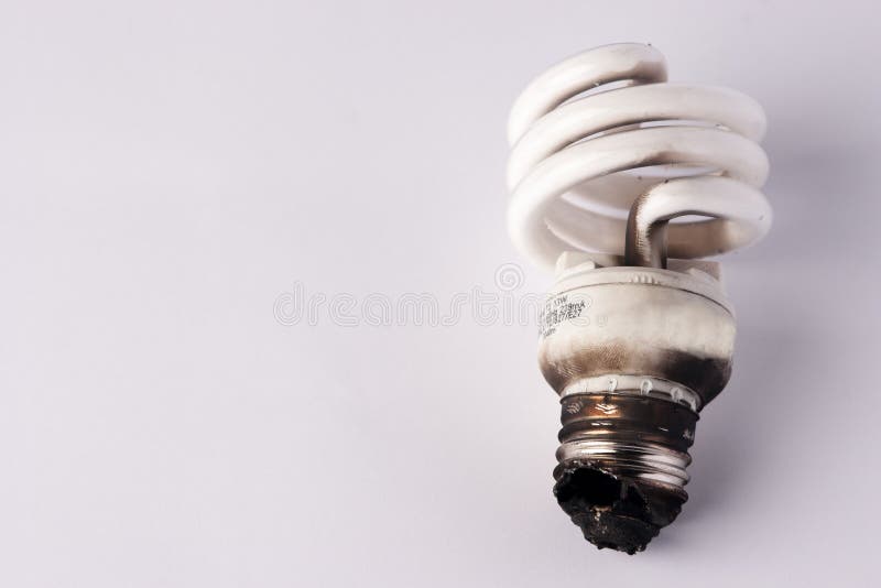 Light Bulb Burned stock photo. Image of ampere, concepts - 30163536