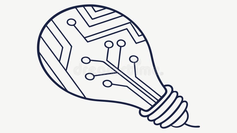 Light Bulb Tech Idea Stock Illustrations – 11,244 Light Bulb Tech Idea ...