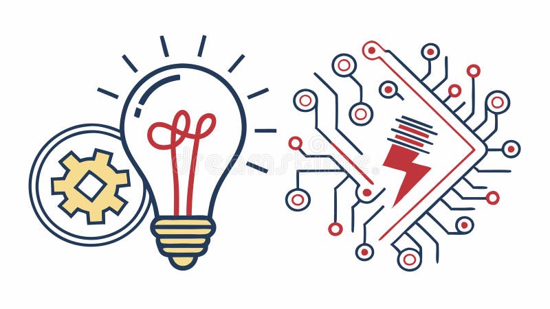 Light Bulb and Circuits Innovation and Technology and Ideas and ...