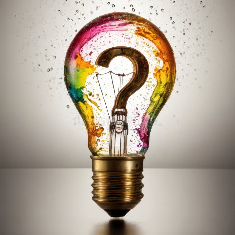 Question Mark Color Splash Stock Illustrations – 114 Question Mark ...