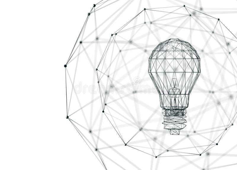 Light Bulb and Concept of Ideas and Technological Advances Stock ...