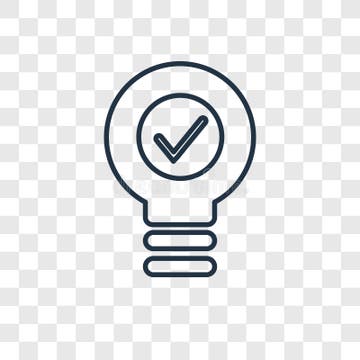 Light Bulb Icon Transparent Background Stock Illustrations – 5,965 ...