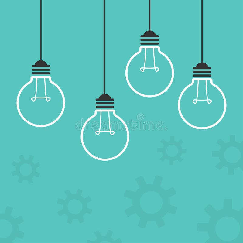 Light Bulb. Creative Idea Concept Icon in Cartoon Vector Stock Vector ...