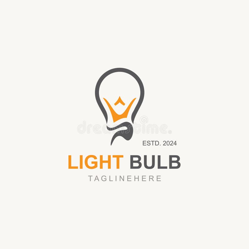 Light Bulb Creative Lamp Logo Icon and Business Design Bulb Digital ...