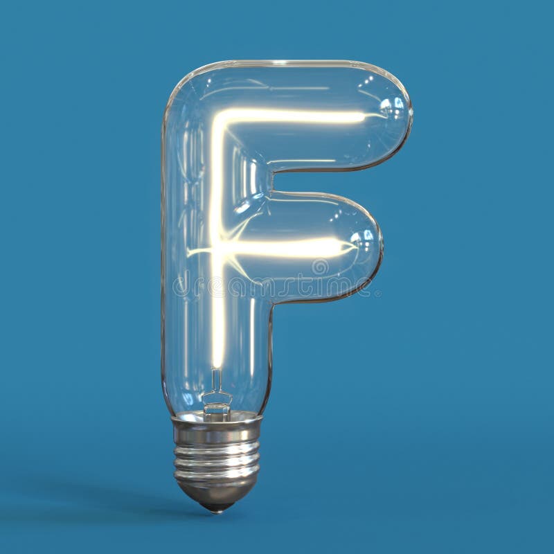 Light Bulb Alphabet Character F Font Stock Illustrations – 28 Light ...