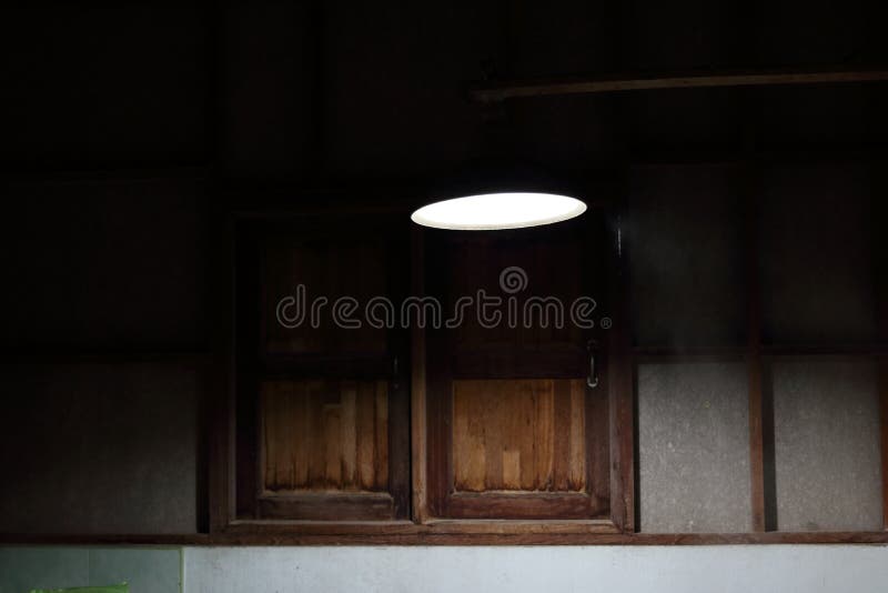 Light Bulb in the Dark Room, Selective Focus with Shallow Depth of ...