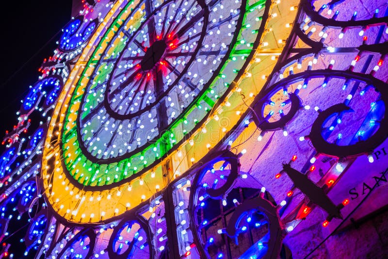 Light bulb decoration stock photo. Image of garland, christmas - 37210516