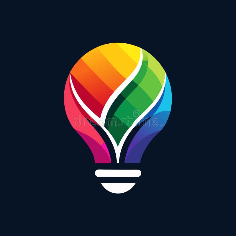 Light Bulb Rainbow Stock Illustrations – 2,018 Light Bulb Rainbow Stock ...