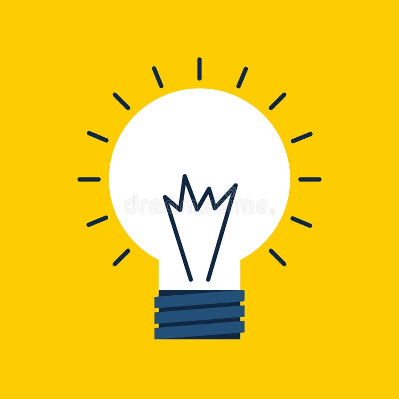 Light Bulb Design. Energy Concept. Vector Graphic Stock Illustration ...