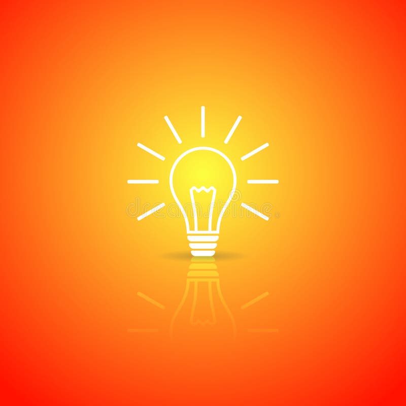 Light bulb design stock vector. Illustration of bright - 46829133