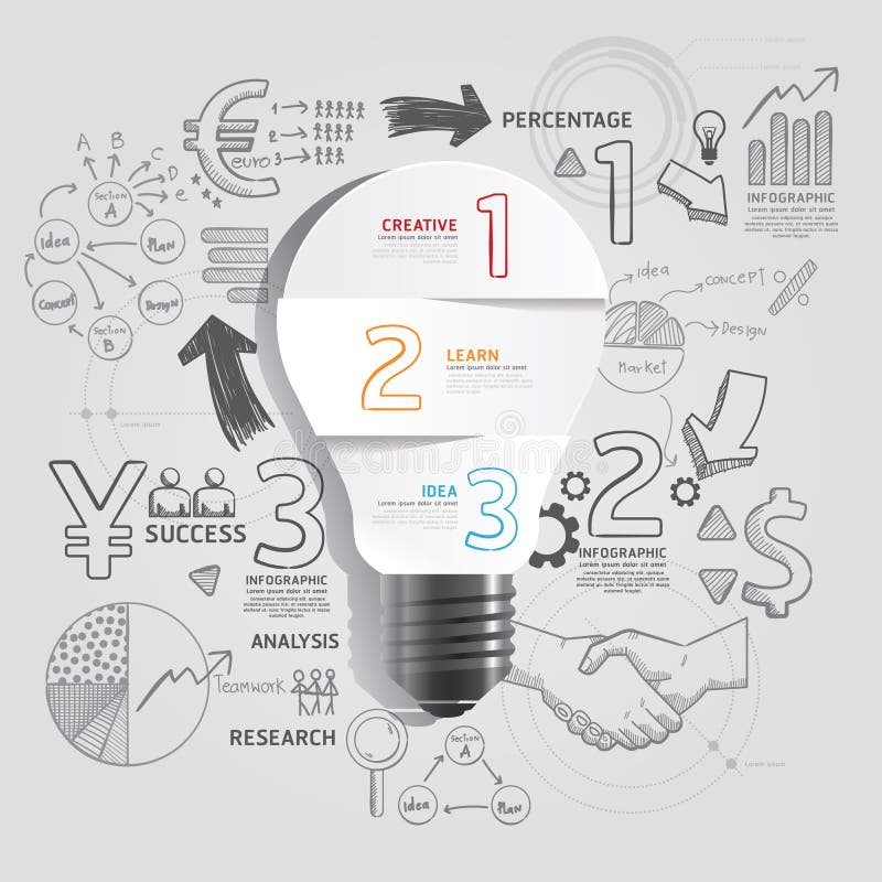 Doodles Line Art Abstract Decorative Nautical Vector Frame Desig Stock ...