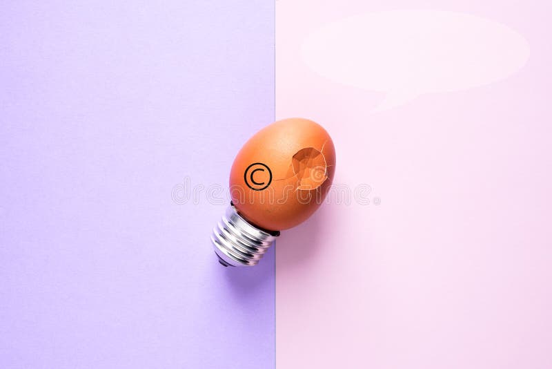 Copyright Protection Traffic Sign on Blue Sky Stock Image - Image of ...