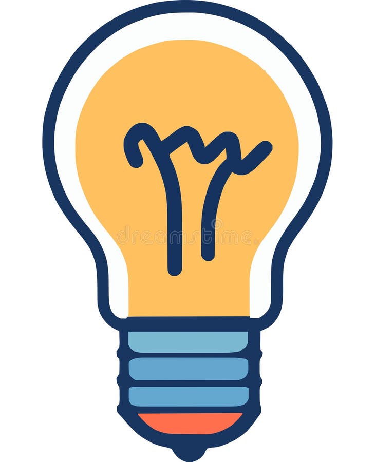 Light Bulb Energy Innovation Design Idea Stock Vector - Illustration of ...