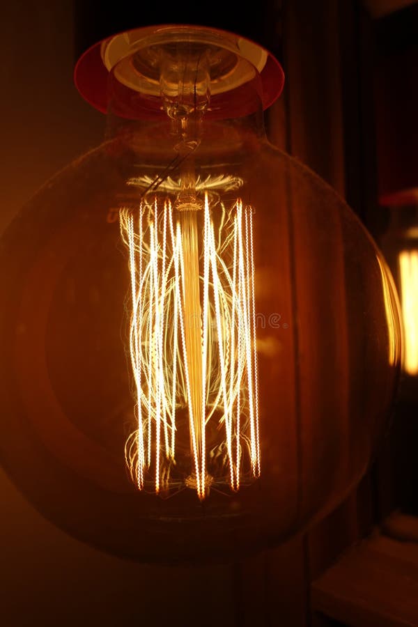 Light bulb filaments stock photo. Image of inspiration - 4570470