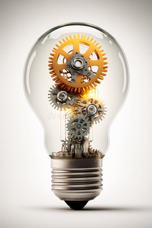 Light Bulb with Gears Inside of it and Light Bulb with Gears Inside of ... Light Bulb with Gears Inside of it and Light Bulb with Gears Inside of ...