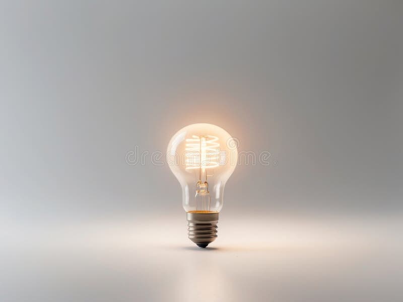Light Bulb Glowing Inside Center Surrounded Stock Photos - Free ...