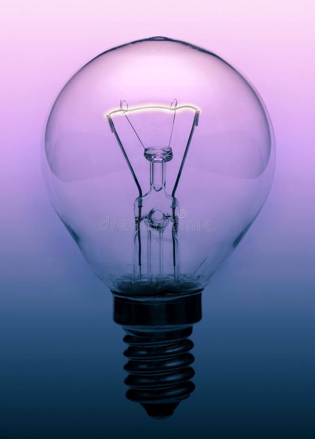 Light bulb stock photo. Image of glows, purple, bulb - 15957988