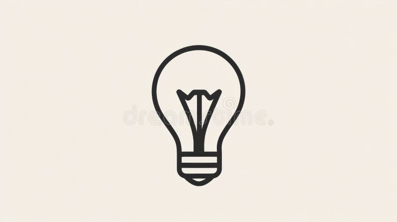 Light Bulb Graphic Design Representing Energy and Illumination Concepts ...