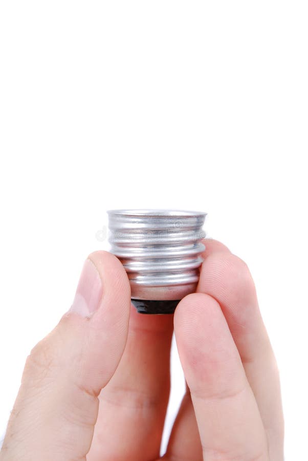 Light bulb in hands stock image. Image of solution, bulb - 10586247