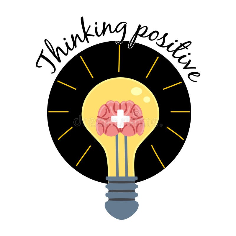 Light Bulb Creative Thinking Logo Symbol Brain Inside. Head Man ...