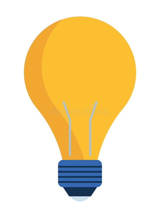 Light Bulb Icon Cartoon Isolated Stock Vector - Illustration of ...