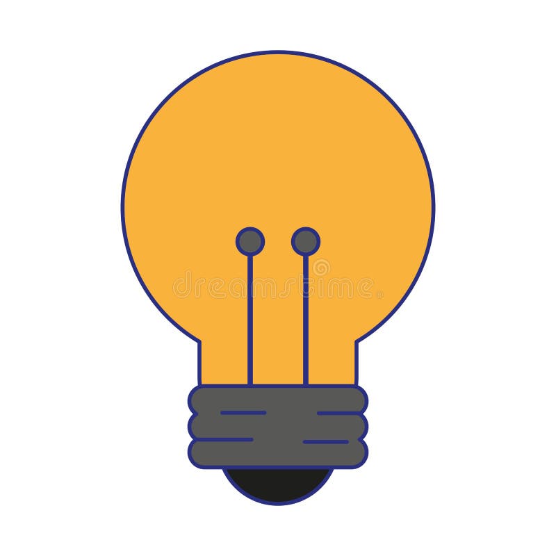 Light bulb icon stock vector. Illustration of graphic - 146258768
