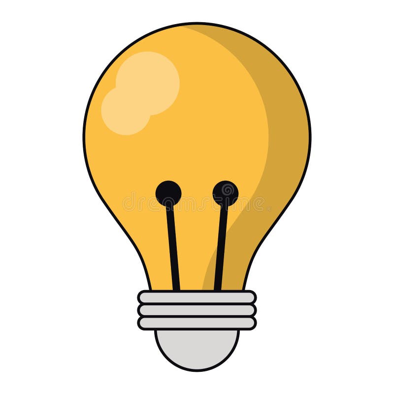 Light bulb icon stock vector. Illustration of invention - 146263081