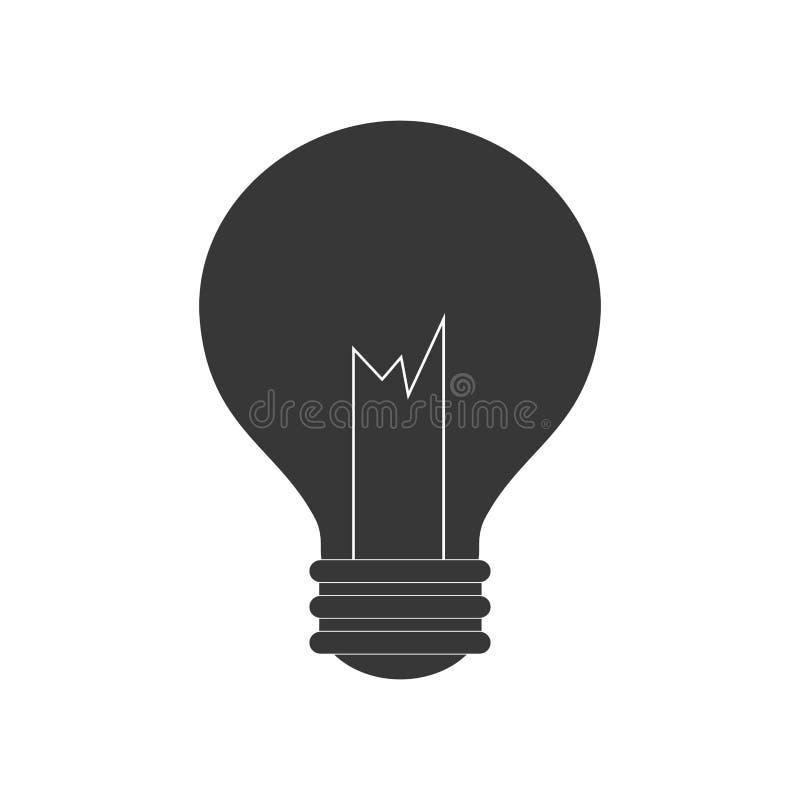 Light Bulb Icon. Energy Design. Vector Graphic Stock Illustration ...