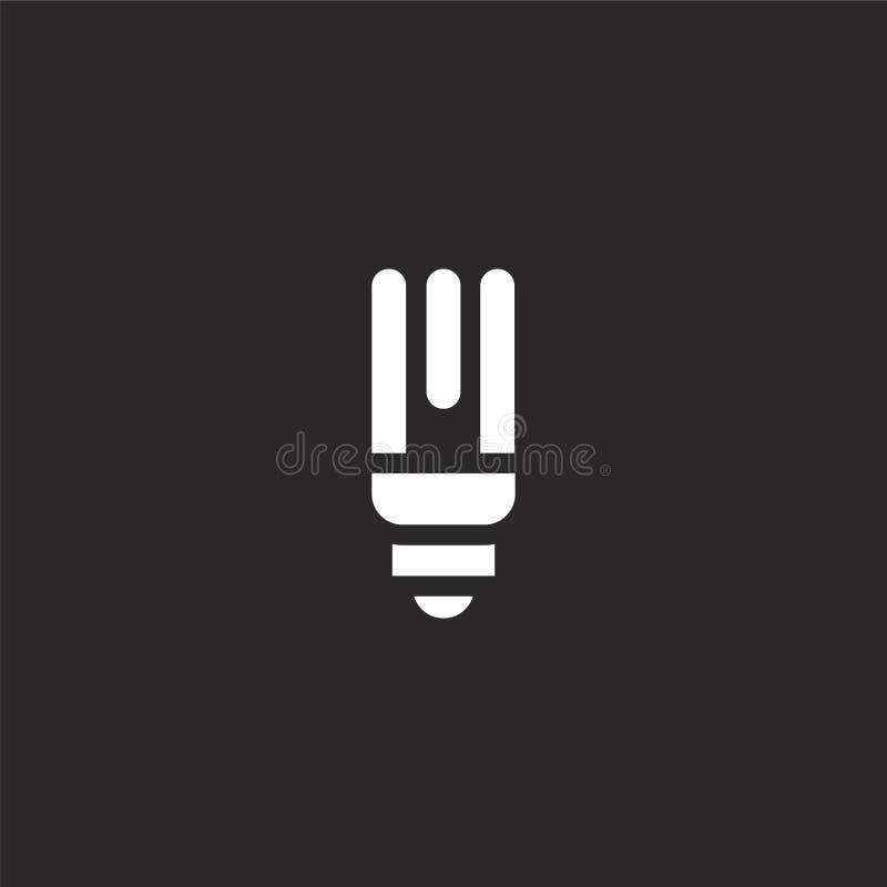 Light Bulb Icon. Filled Light Bulb Icon for Website Design and Mobile ...