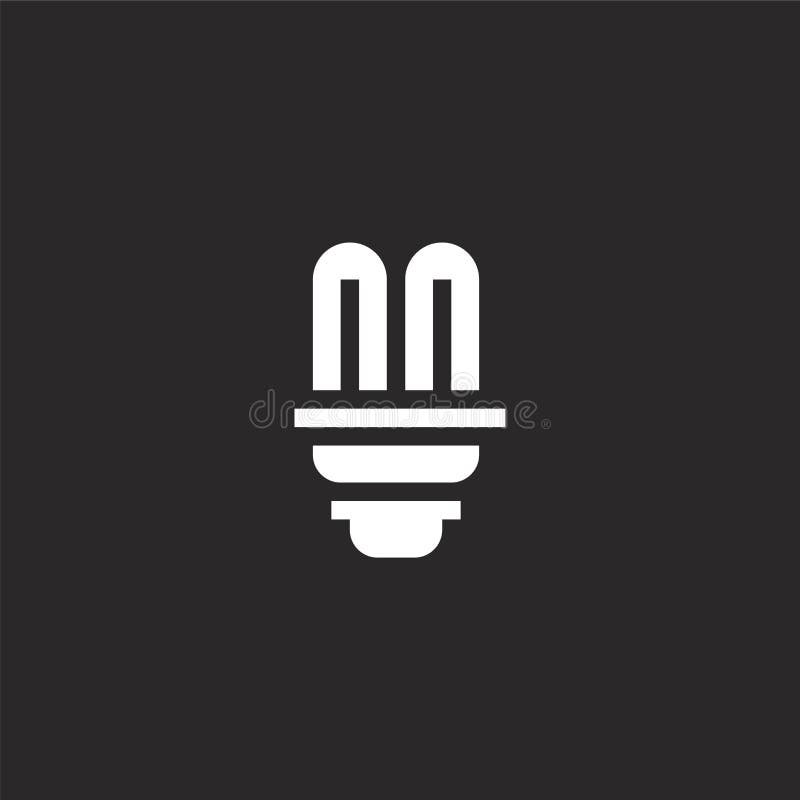 Light Bulb Icon. Filled Light Bulb Icon for Website Design and Mobile ...