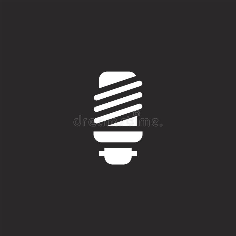 Light Bulb Icon. Filled Light Bulb Icon for Website Design and Mobile ...