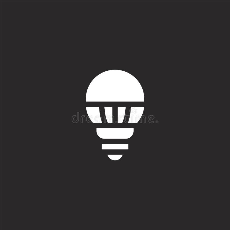Light Bulb Icon. Filled Light Bulb Icon for Website Design and Mobile ...