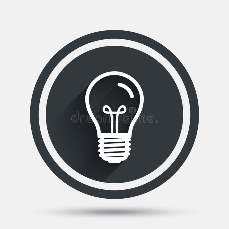 Light Bulb Icon. Lamp E27 Socket Symbol Stock Vector - Illustration of ...