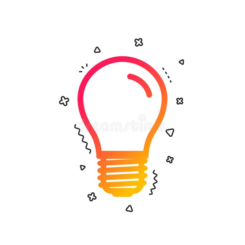 Light Bulb Icon. Lamp E27 Socket Symbol. Vector Stock Vector ...