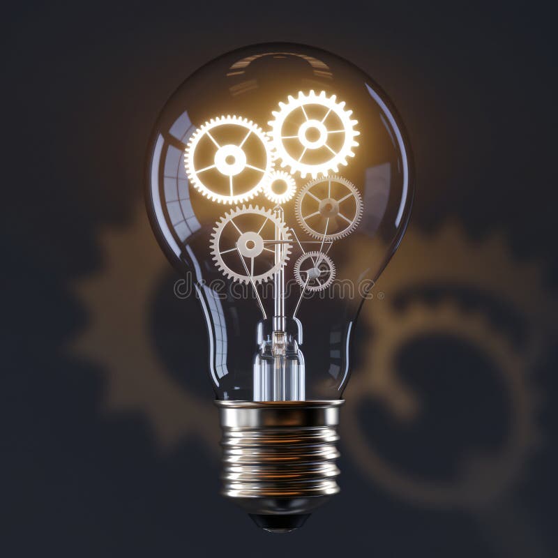 Light Bulb Icon. Line, Solid and Filled Outline Colorful Version Stock ...