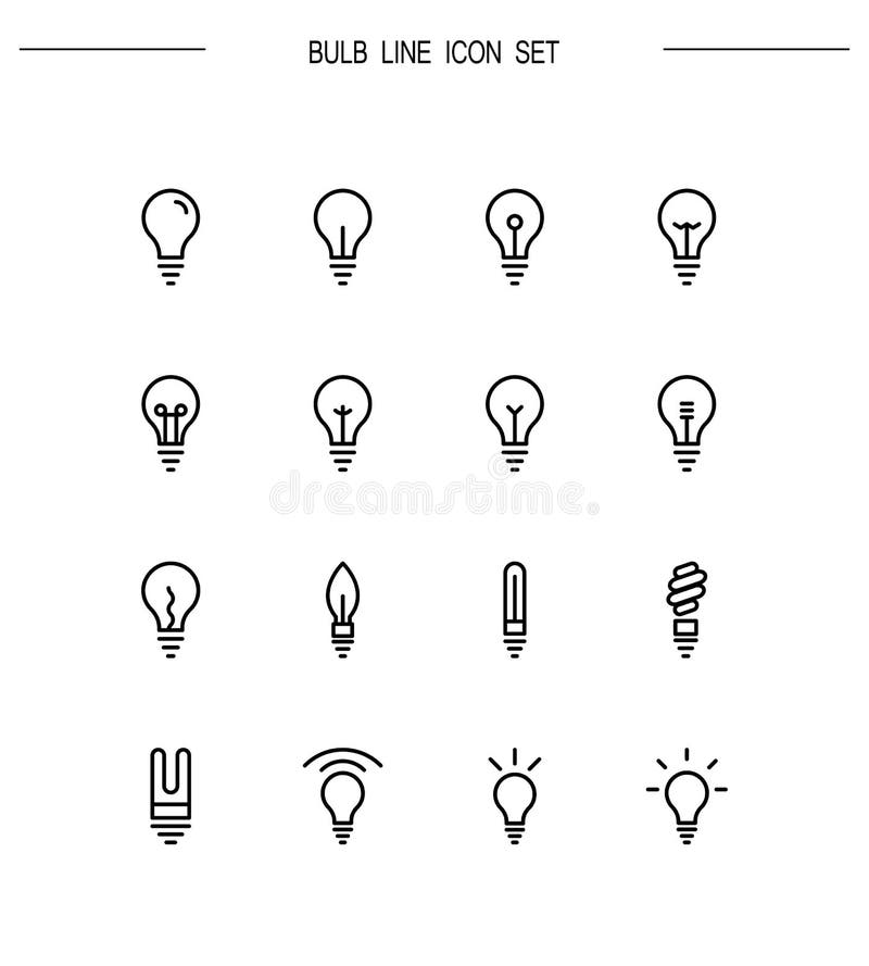 Light bulb icon stock vector. Illustration of drawing - 86263132