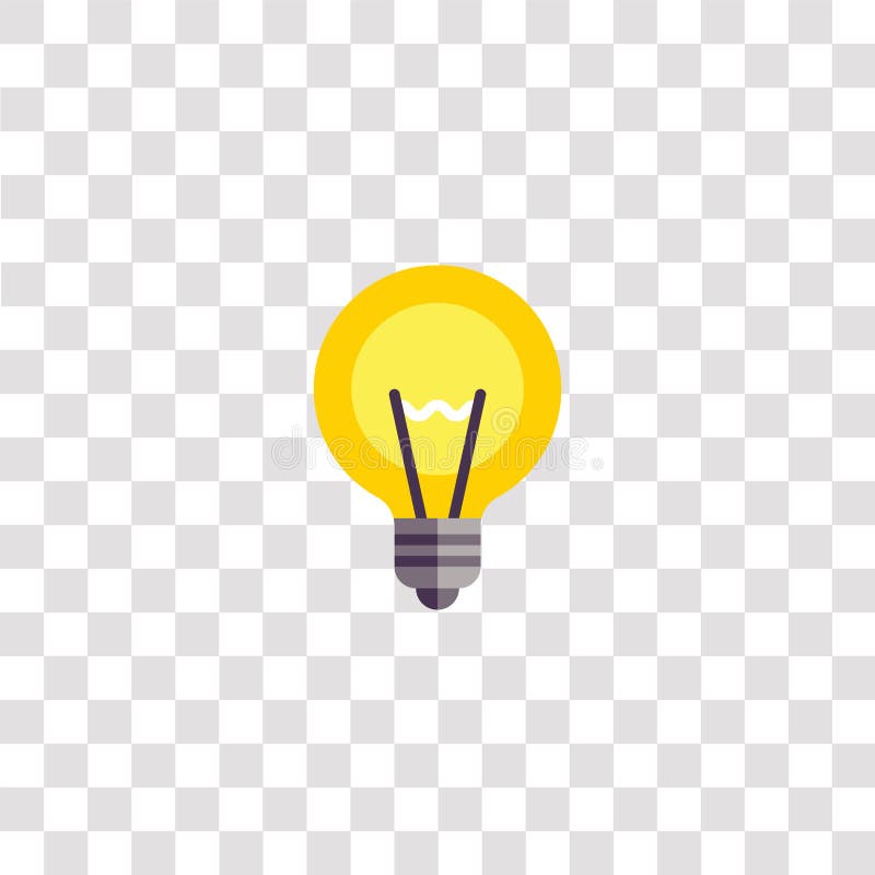 Light Bulb Icon Sign And Symbol. Light Bulb Color Icon For Website ...