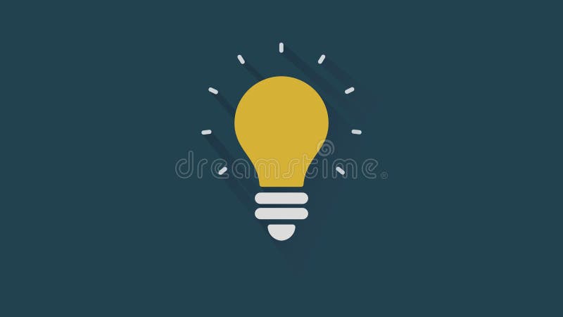 Light Bulb Icon. Symbol of Innovation Stock Illustration - Illustration ...
