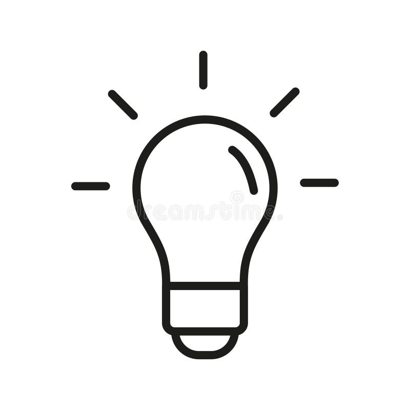Light Bulb Icon Vector Design Templates Simple and Modern Stock Vector ...