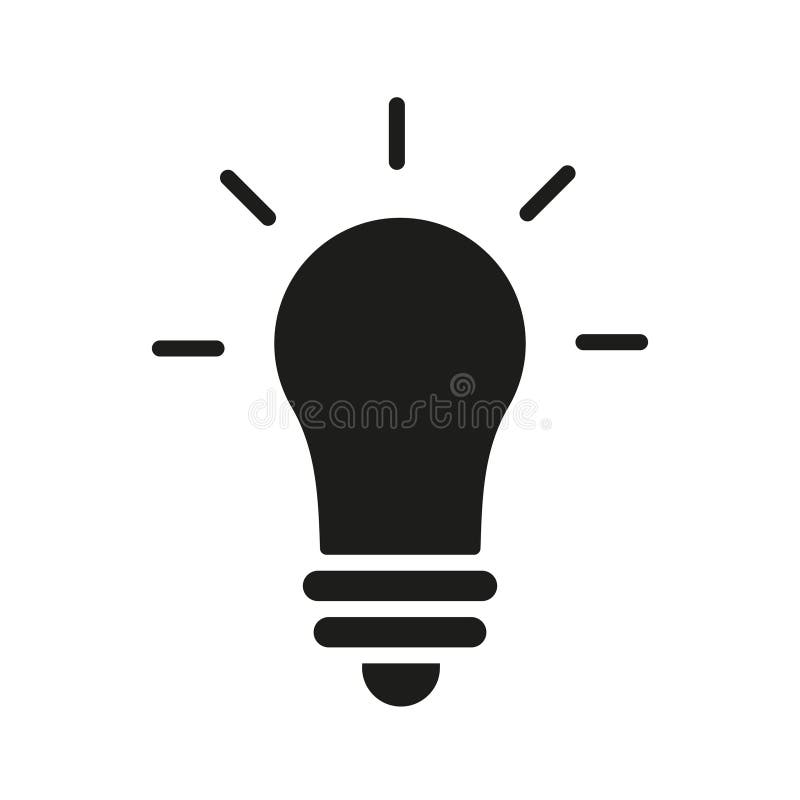Light Bulb Icon Vector Design Templates Simple and Modern Stock Vector ...