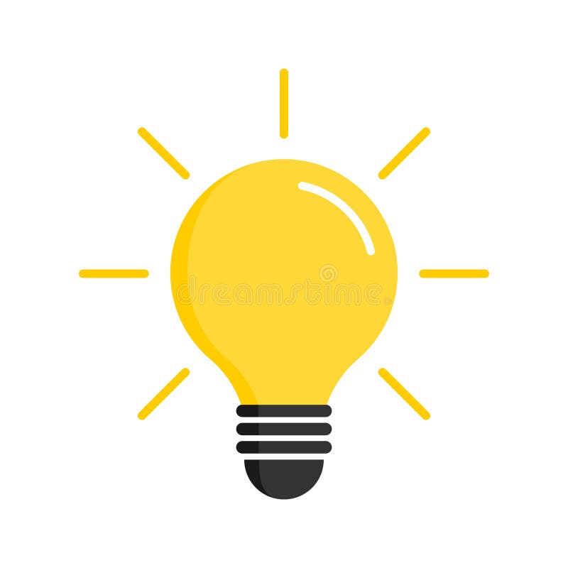 Light Bulb Icon Transparent Background